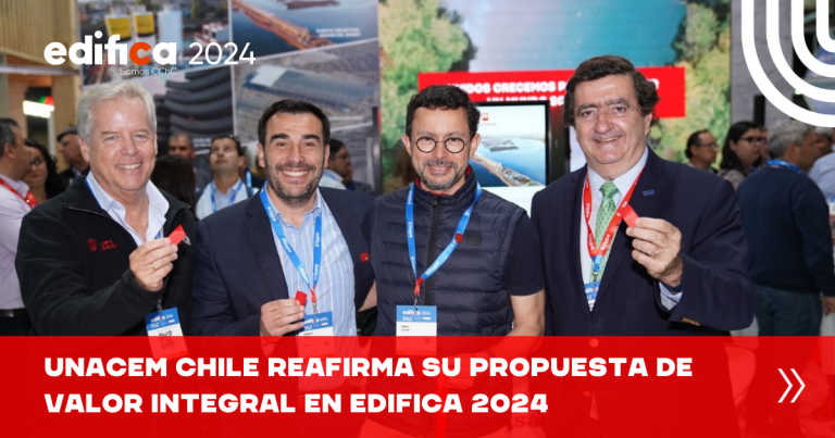 Unacem Chile destaca en Expo Edifica 2024 y reafirma su propuesta de valor integral - Unacem Chile